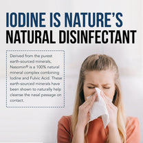 Nasomin Nasal Iodine Cleanse Spray – 100% Natural Iodine + Fulvic Acid