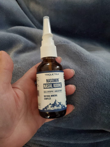 Nasomin Nasal Iodine Cleanse Spray – 100% Natural Iodine + Fulvic Acid